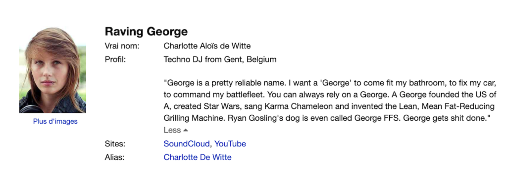 raving-george-discogs - PépitesTroniques