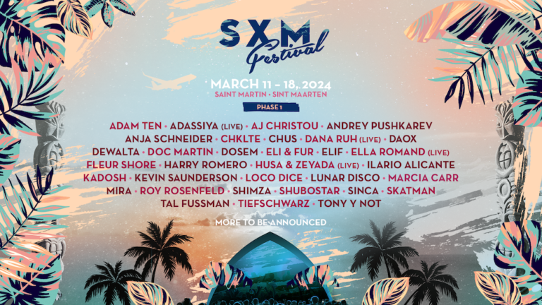 sxm-festival-2024-phase-1-line-up - PépitesTroniques